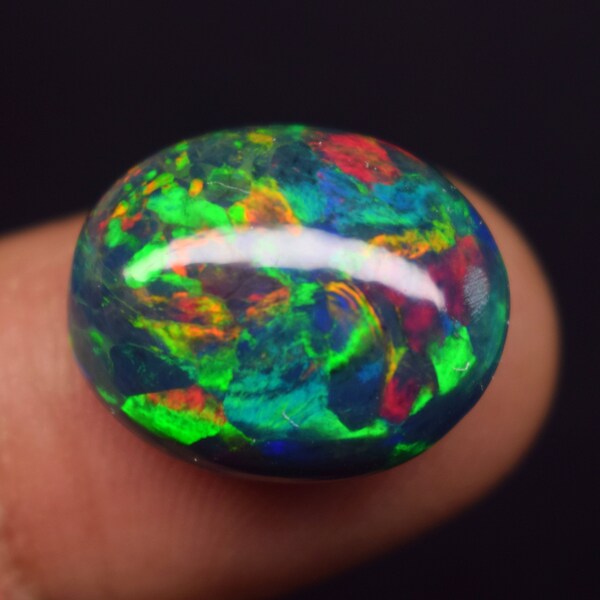 Rainbow Opal Ring - Etsy