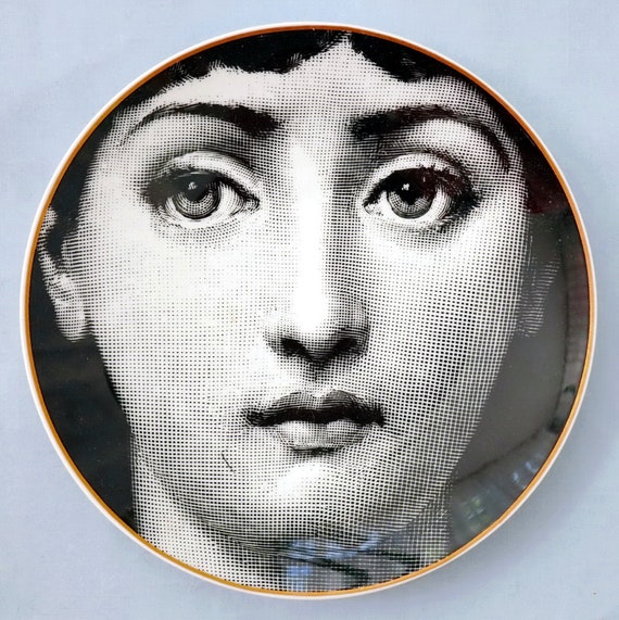 PIERO FORNASETTI Plate Theme and Variations No. 6 Lina Cavalieri Rosenthal Germany With Original Packaging Etsy