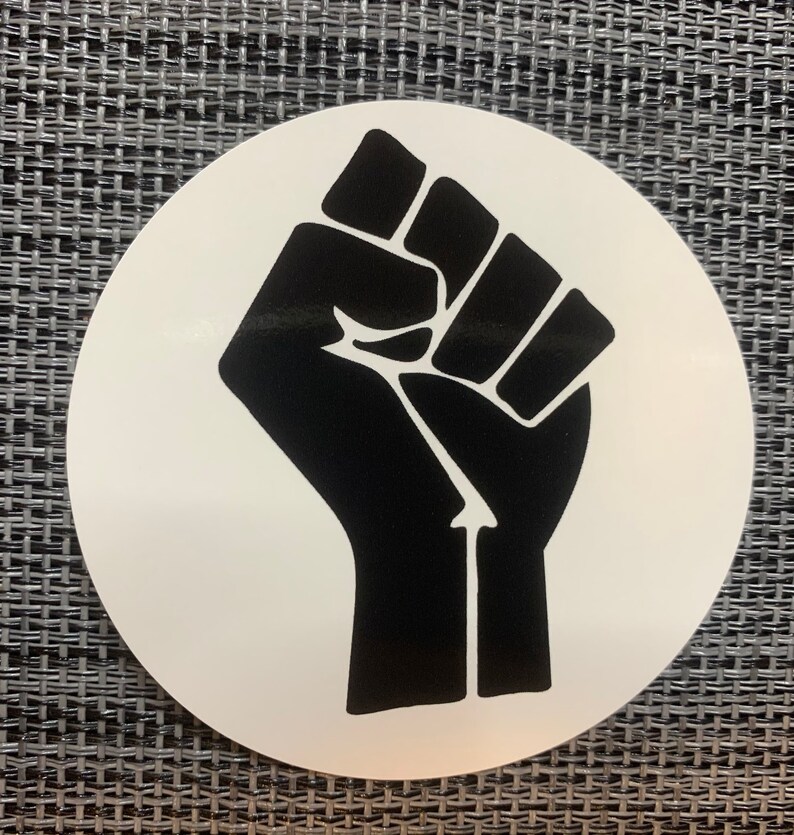 10 PACK Black Lives Matter BLM Fist Sticker Decal Awareness | Etsy