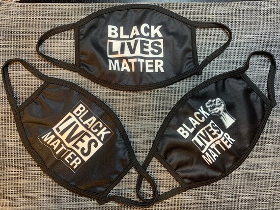 Black Lives Matter BLM Washable Stretch Face Mask - Etsy