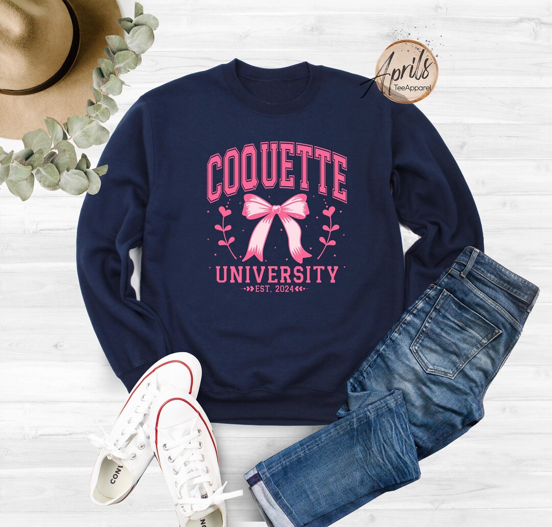 Coquette University Sweatshirt, Coquette University Hoodie, Coquette ...