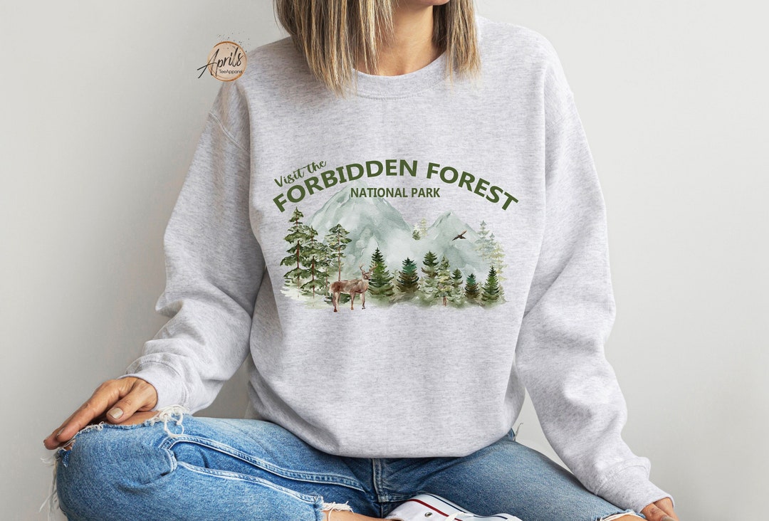 Forbidden Forest National Park Sweatshirt: Magical Forest Hoodie - Etsy