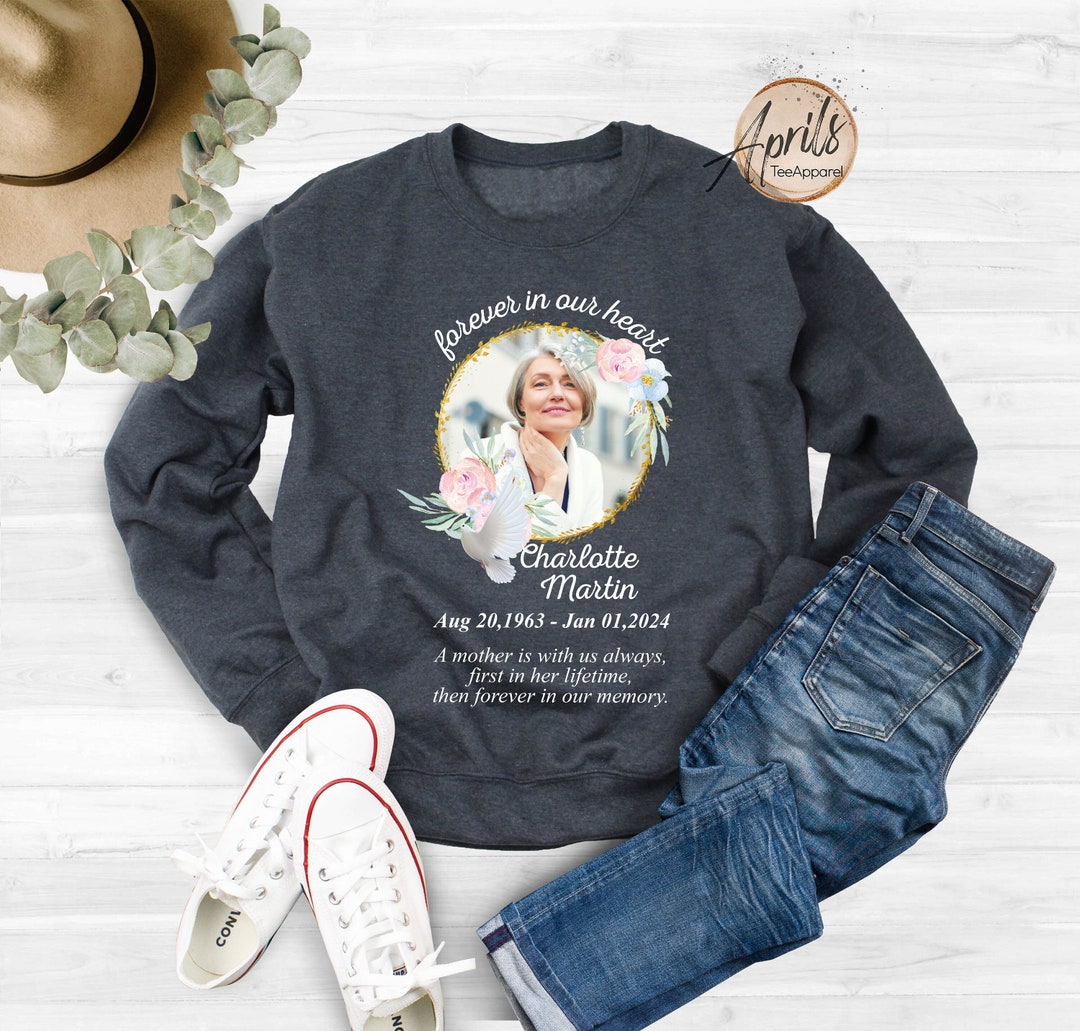 Custom Funeral Mother Sweatshirt, Custom Memorial Hoodie, Forever in ...