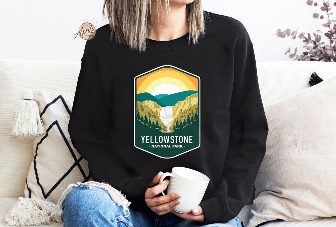 Yellowstone National Park Sweatshirt, Yellowstone National Park Hoodie ...
