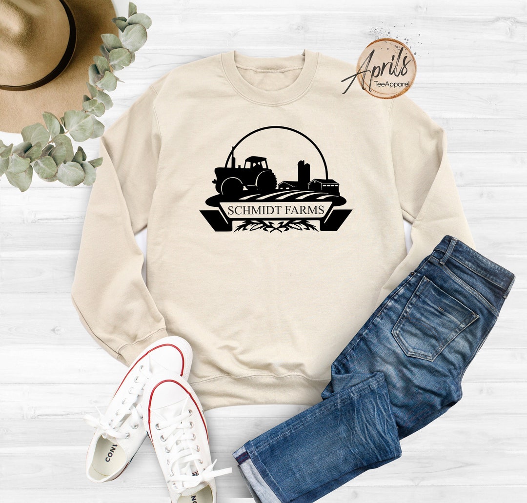 Custom Farm Stencil Sweatshirt: Farmer's Market Hoodie - Etsy