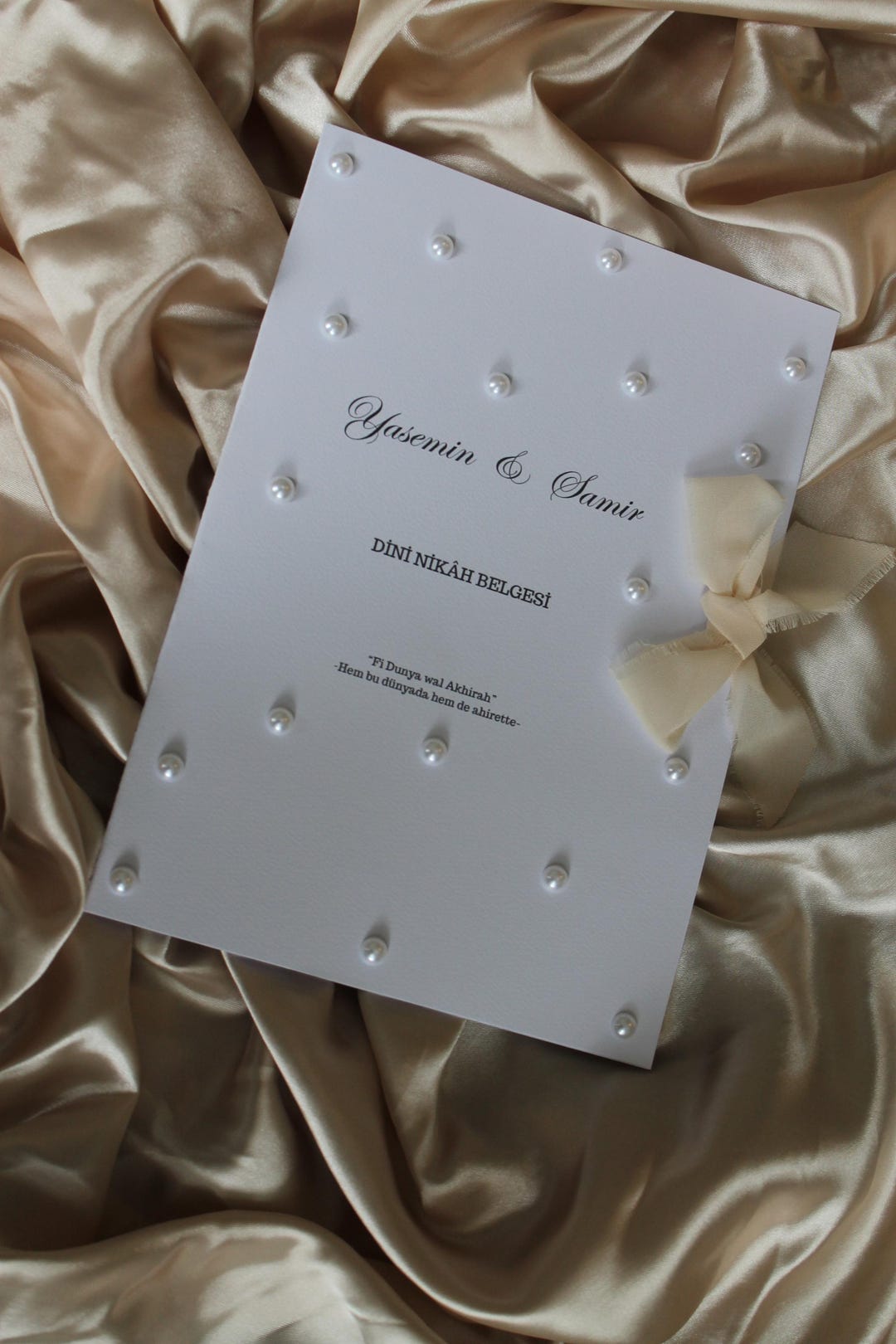 Personalized Nikah Certificate | Nikah Certificate - Etsy