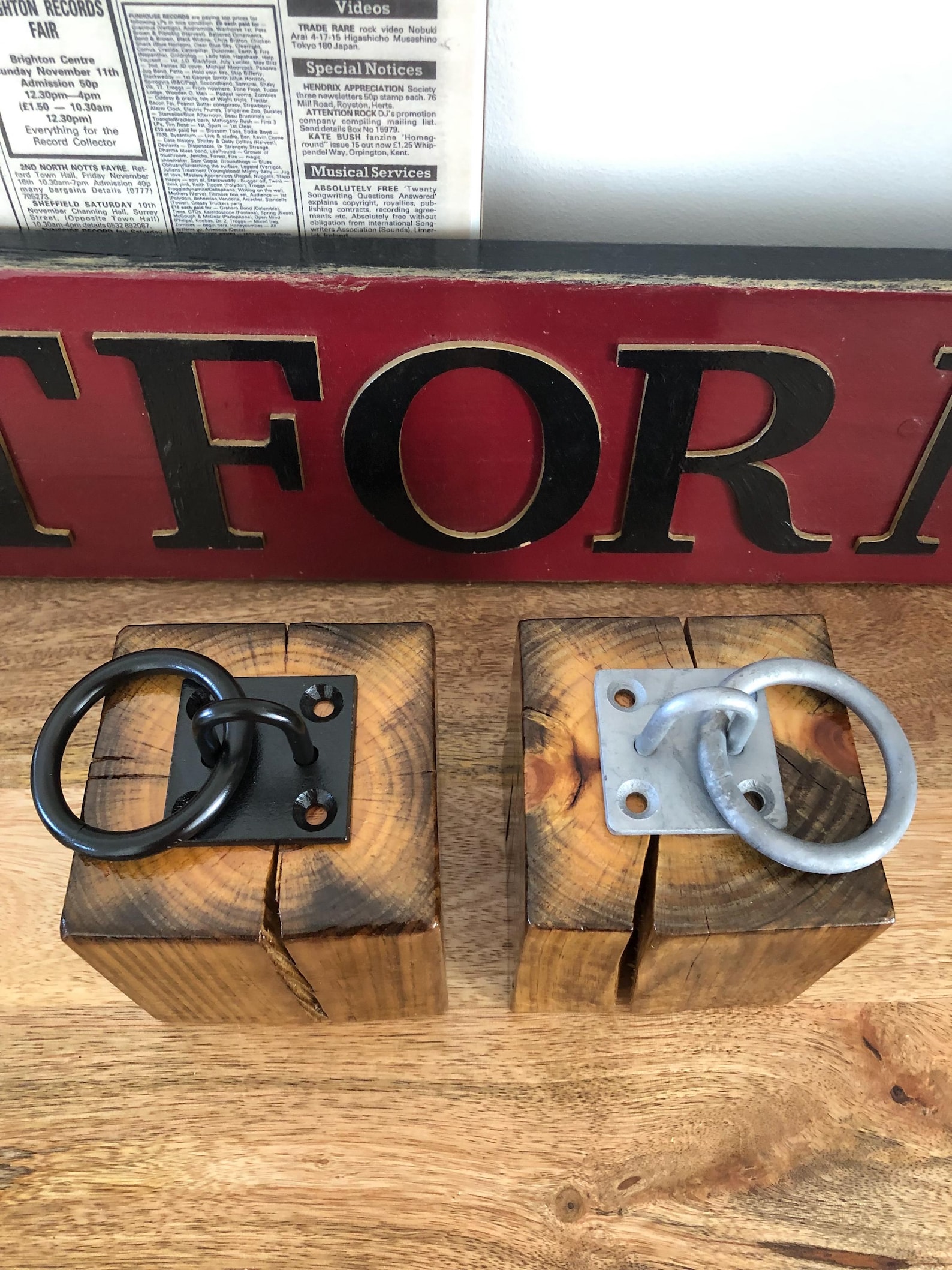 Wooden Door Stop X One, Small & Decorative, Book End, Paper Weight ...