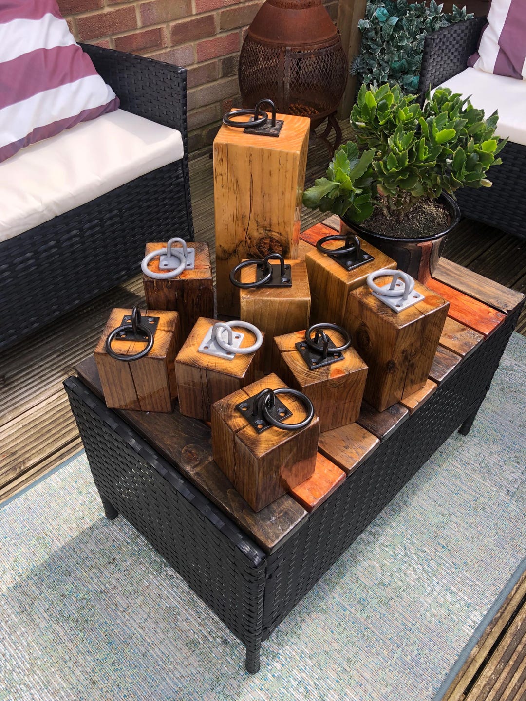 Wooden Door Stop X One, Small & Decorative, Book End, Paper Weight ...