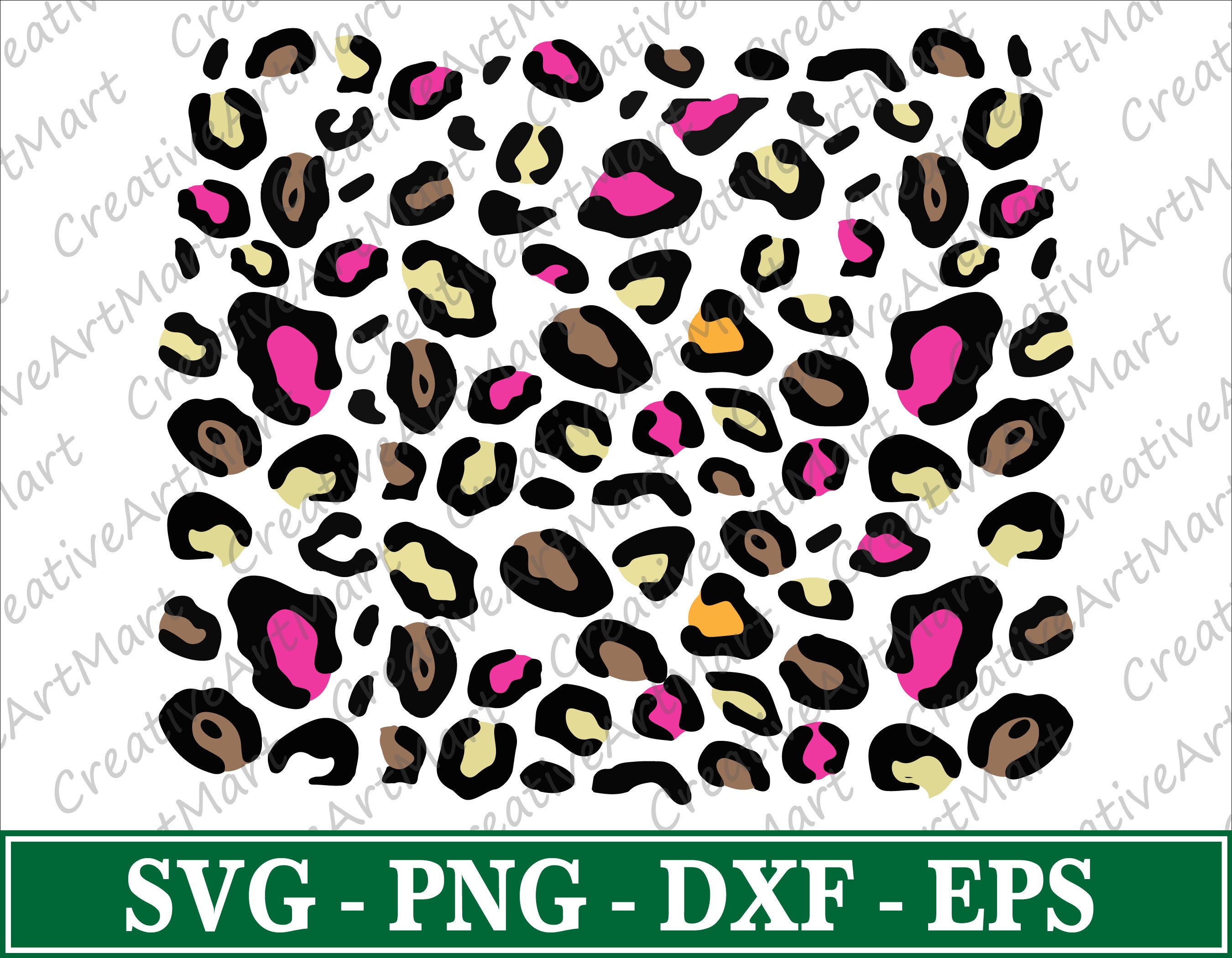 Leopard Print Pattern Svg Leopard Pattern Svg Leopard Svg | Etsy