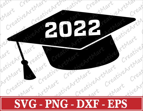 2022 Graduation Cap Svg 2022 Cap Svg Graduation Hat Svg | Etsy Australia