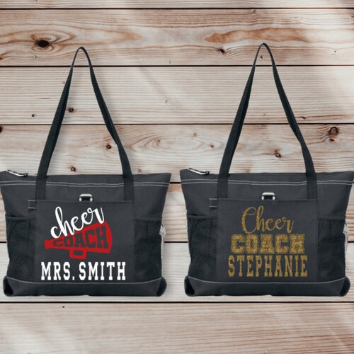 Cheer Coach Tote Lightweight Custom Cheer Coach Tote Bag - Etsy