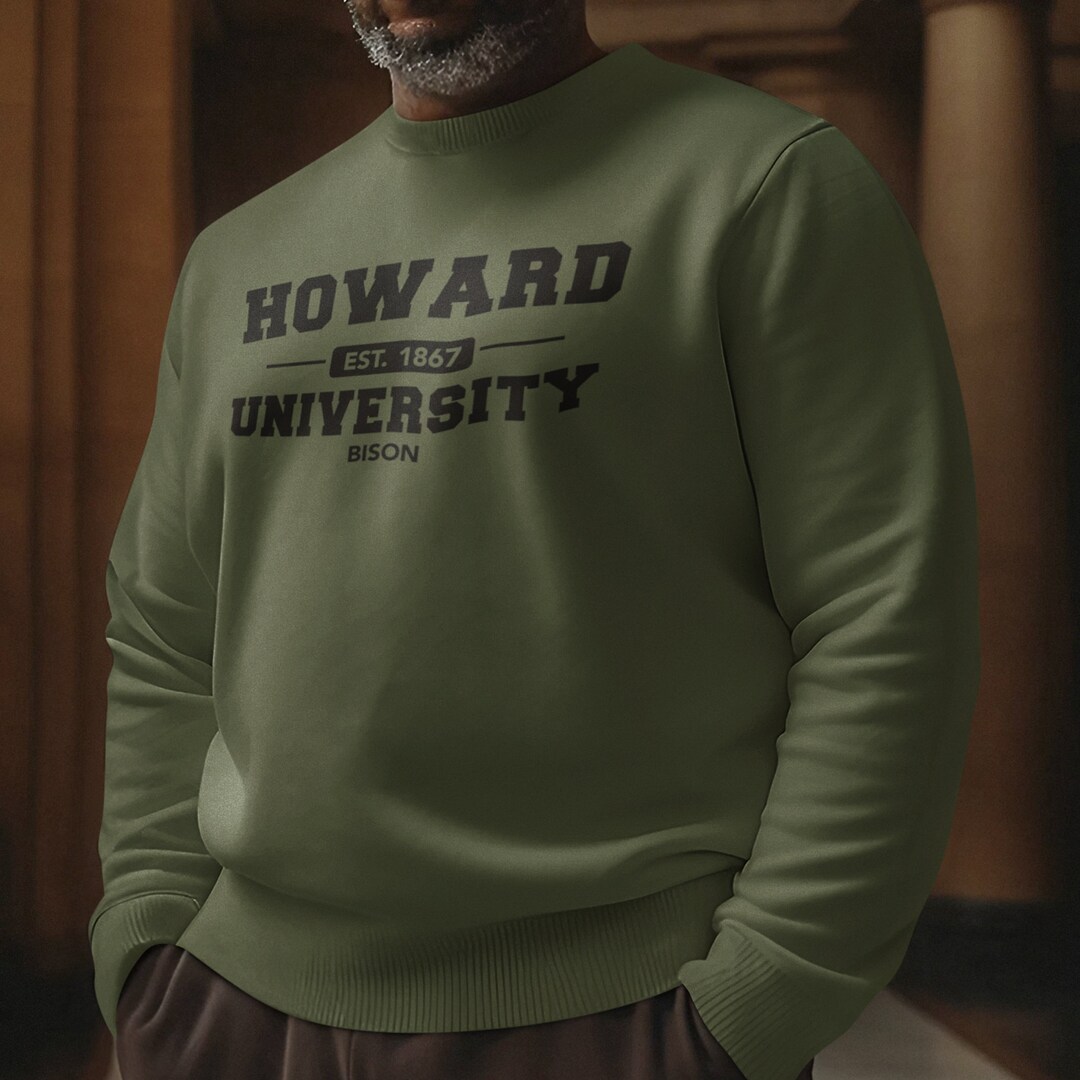 Howard (fatigue Green) Howard Alumni Tee, Howard Shirt, Howard Merch ...