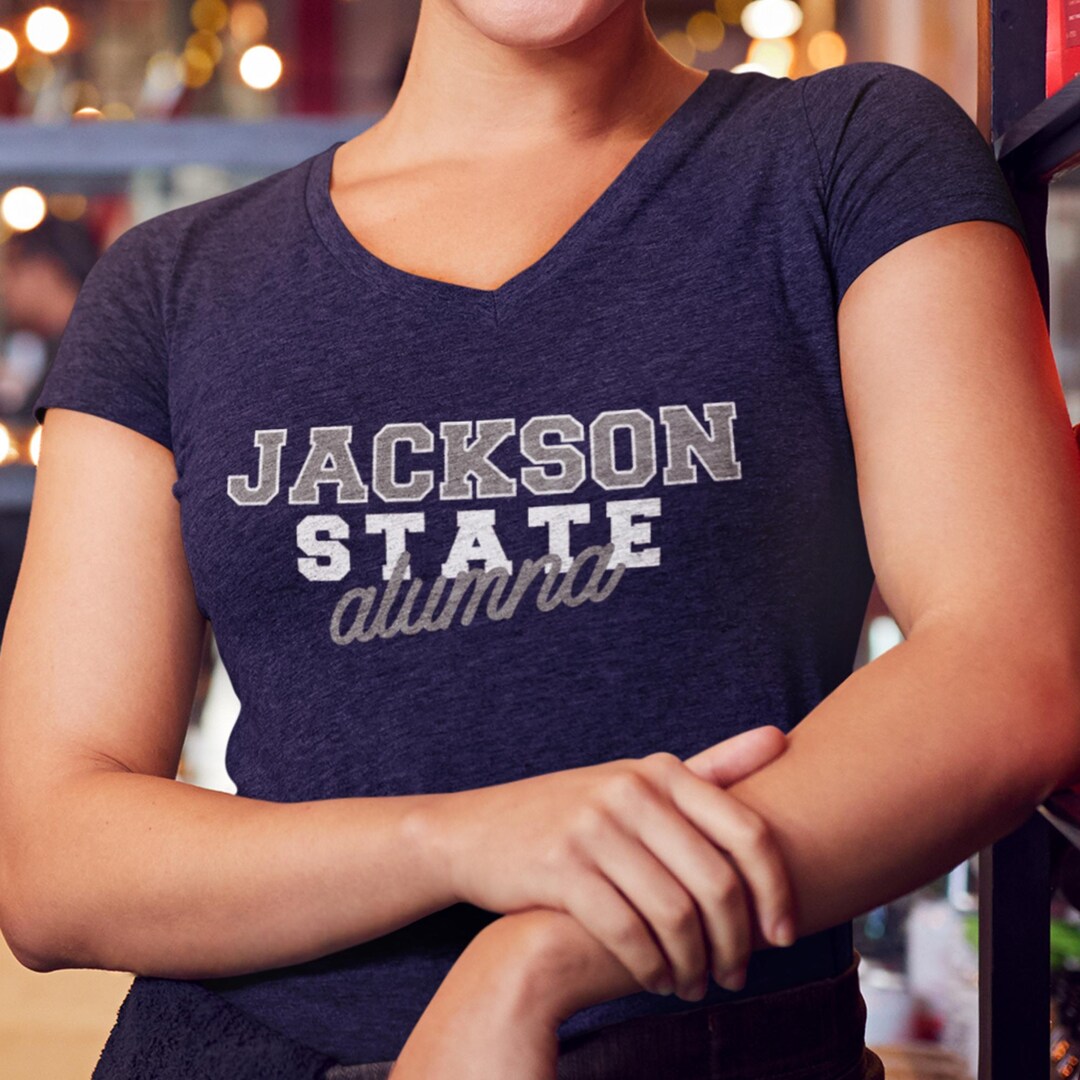 Jackson State Alumna (v-neck) - Vintage Jackson State Tigers College ...