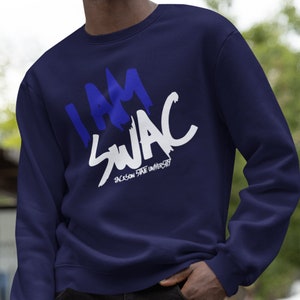 I Am SWAC - Vintage Jackson State U Apparel, Retro JS U Hoodies ...