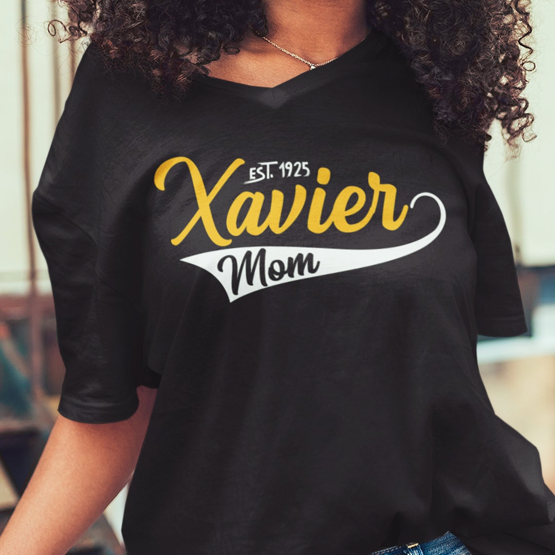 Xavier University Mom 1925 (v-neck) - Xavier Gold Nuggets Apparel ...