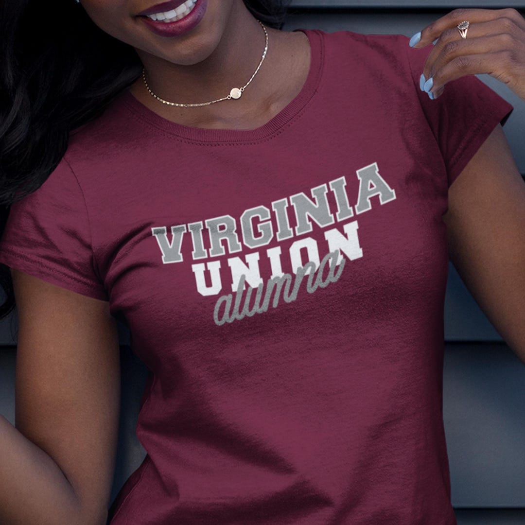 Virginia Union Alumna - Vintage Virginia Union Apparel, Retro Virginia ...