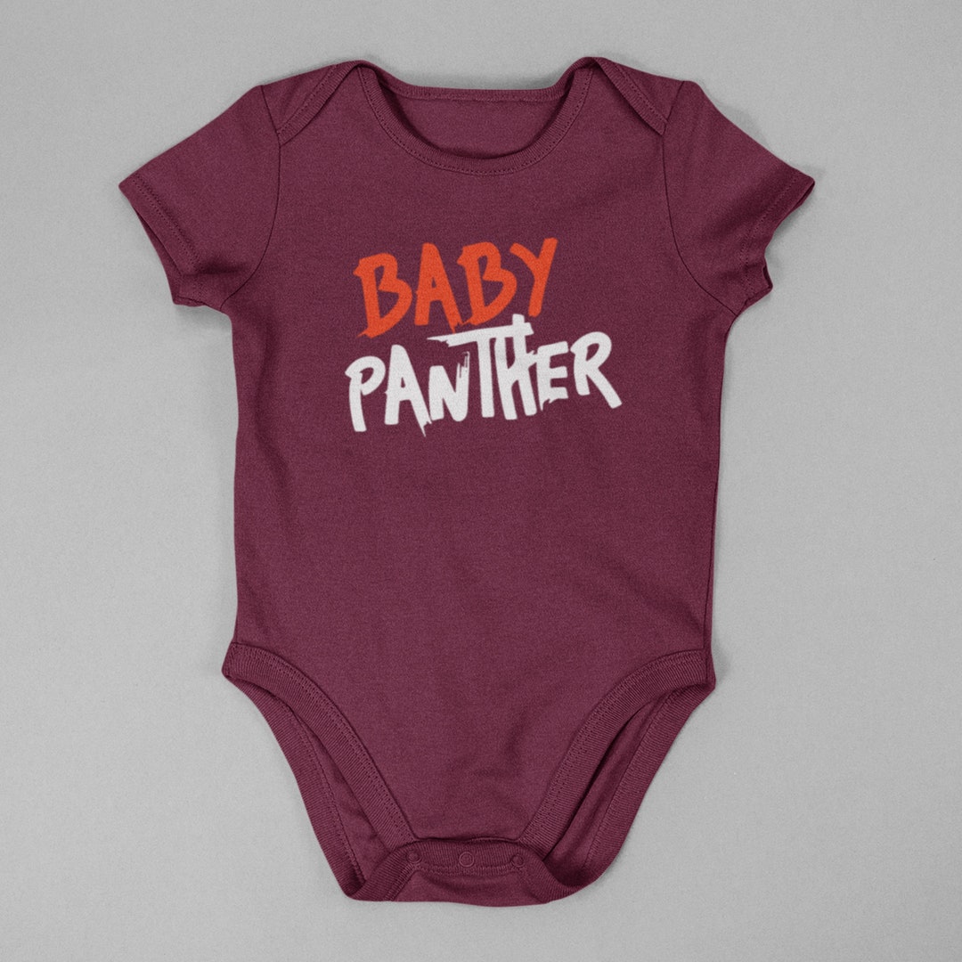 Claflin Baby Panther onesie Claflin Univ Kids Apparel - Etsy
