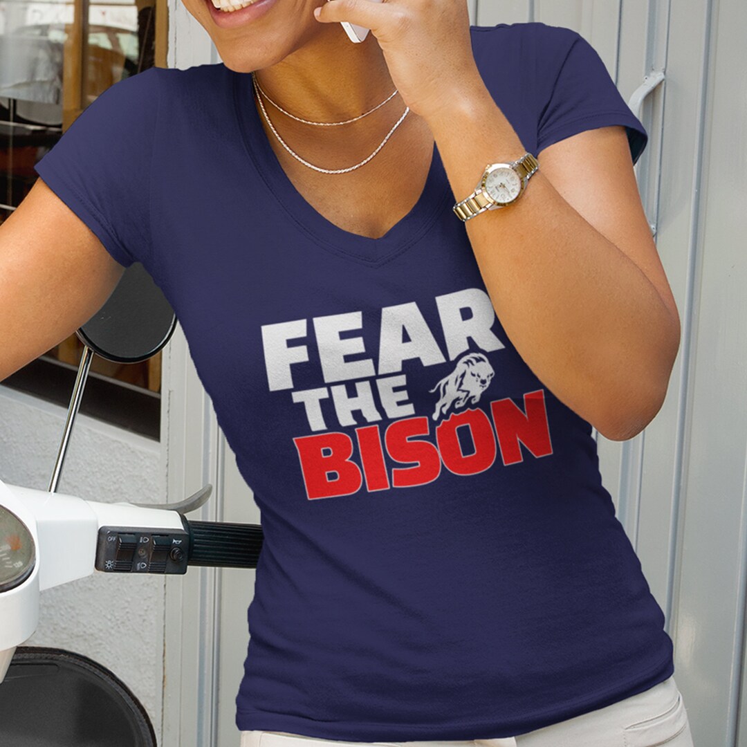 Fear the Bison (v-neck) Howard Alumni Tee, Howard Univ Shirt, Howard ...