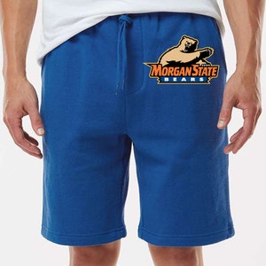 Morgan State University (royal Blue Midweight Fleece Shorts) Morgan ...