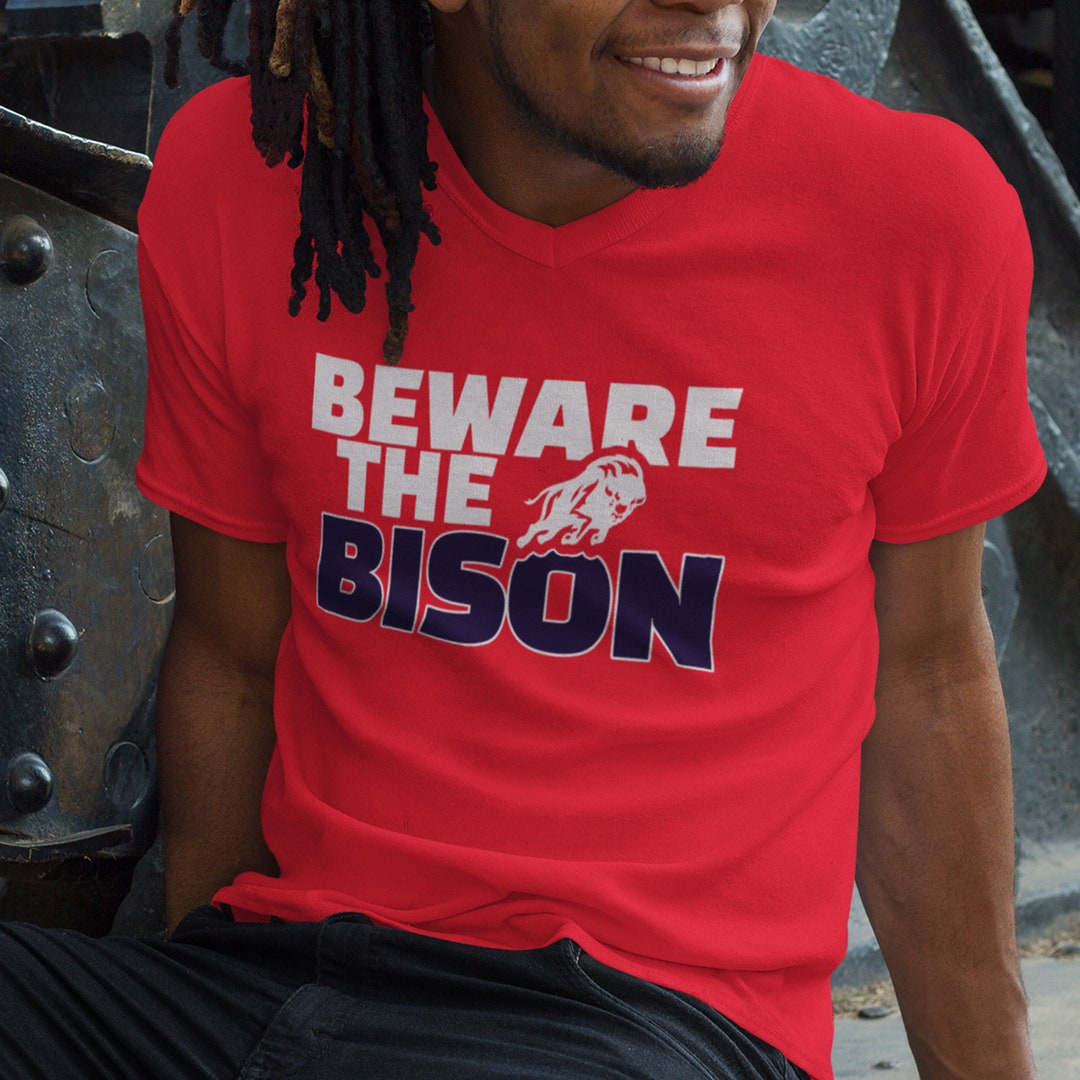 Beware the Bison (v-neck) Howard Alumni Tee, Howard Univ Shirt, Howard ...