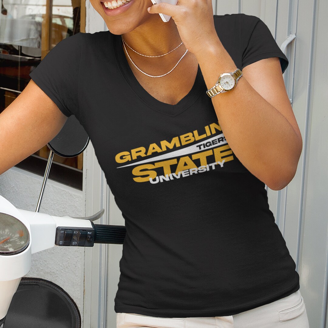 Grambling State Flag Ed (v-neck) - Grambling State Tigers Apparel ...