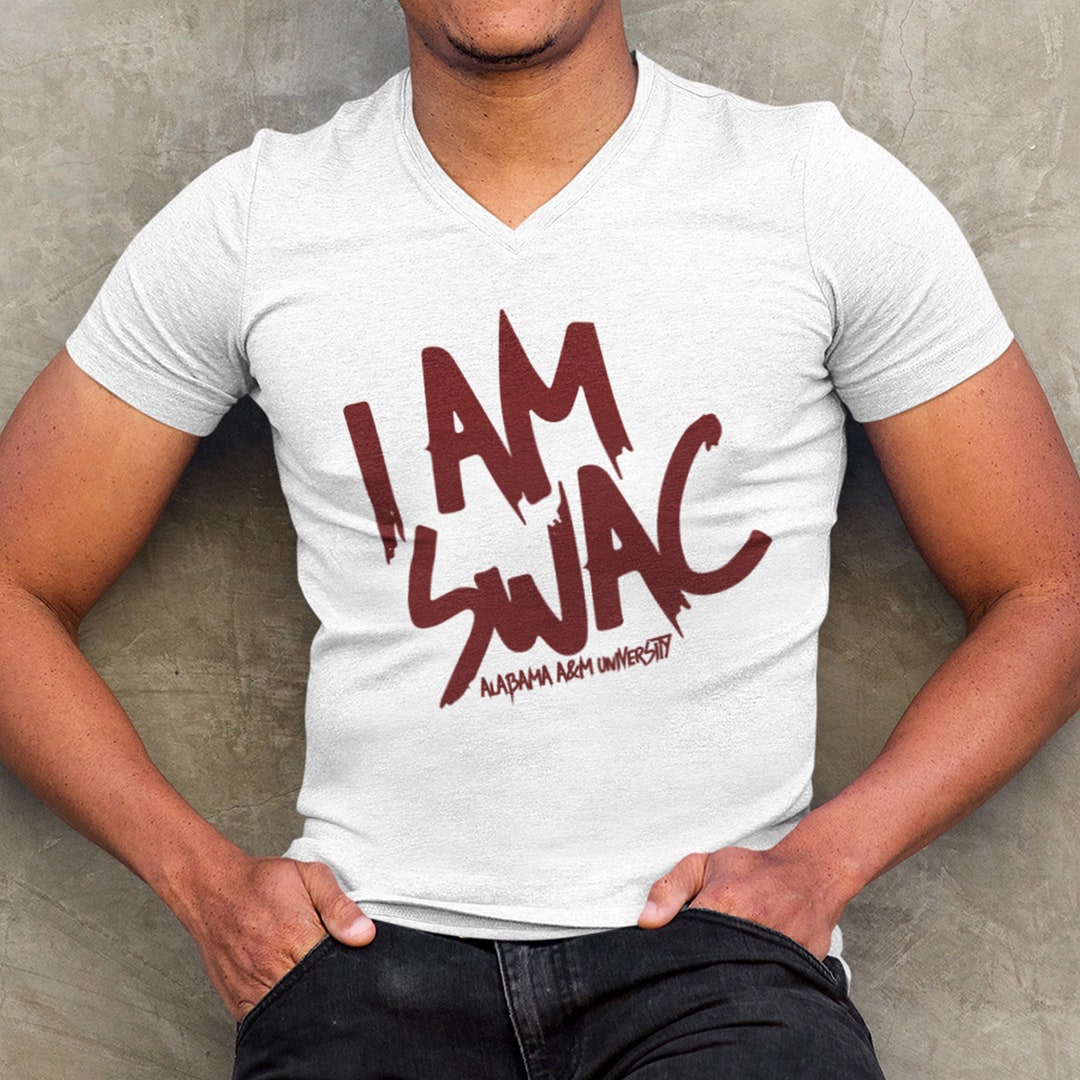 Alabama A&M I AM SWAC v-neck Alabama A and M Apparel, Alabama Aamu ...