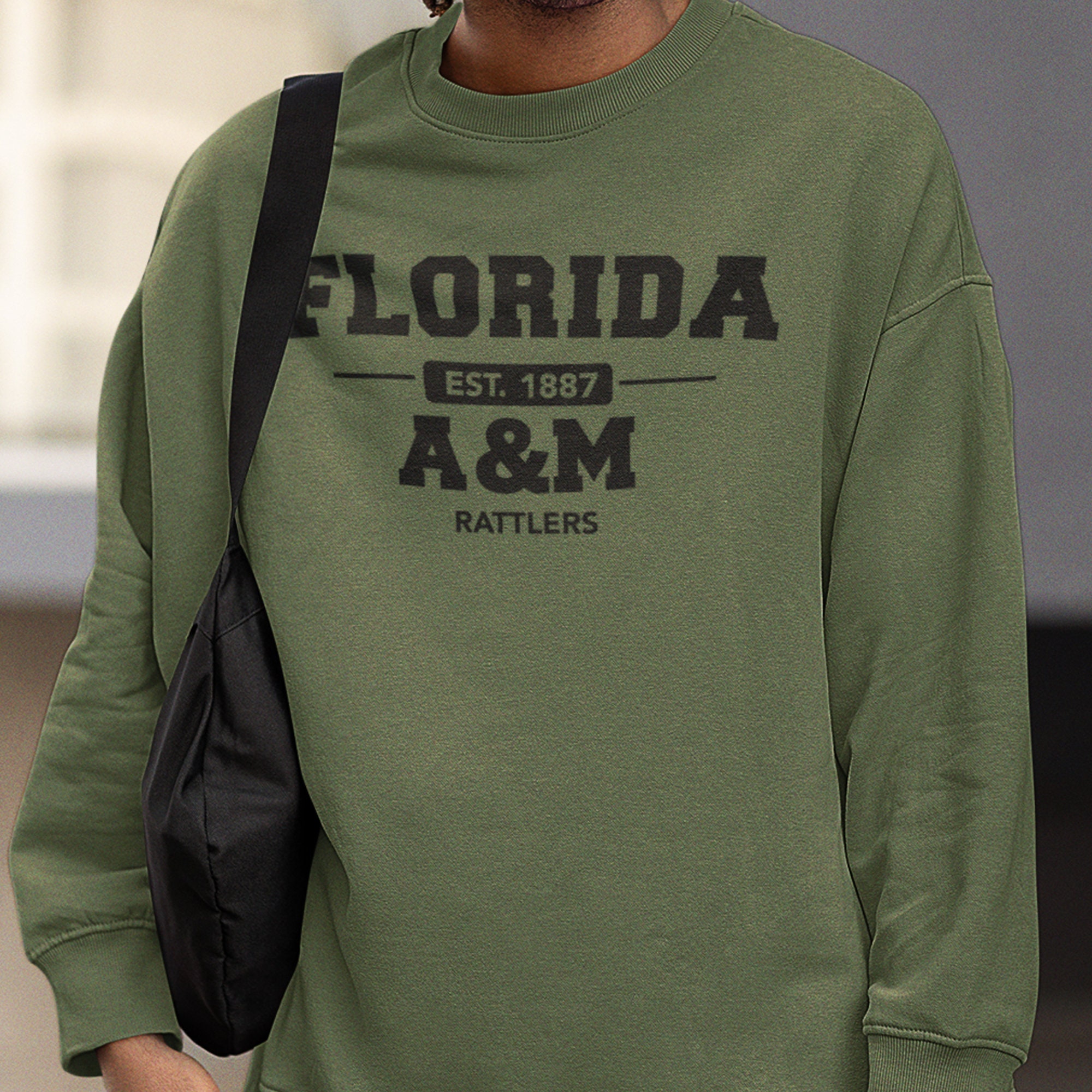 FAMU (fatigue Green) Rattler Alumni Apparel, Retro FAM Univ Homecoming ...