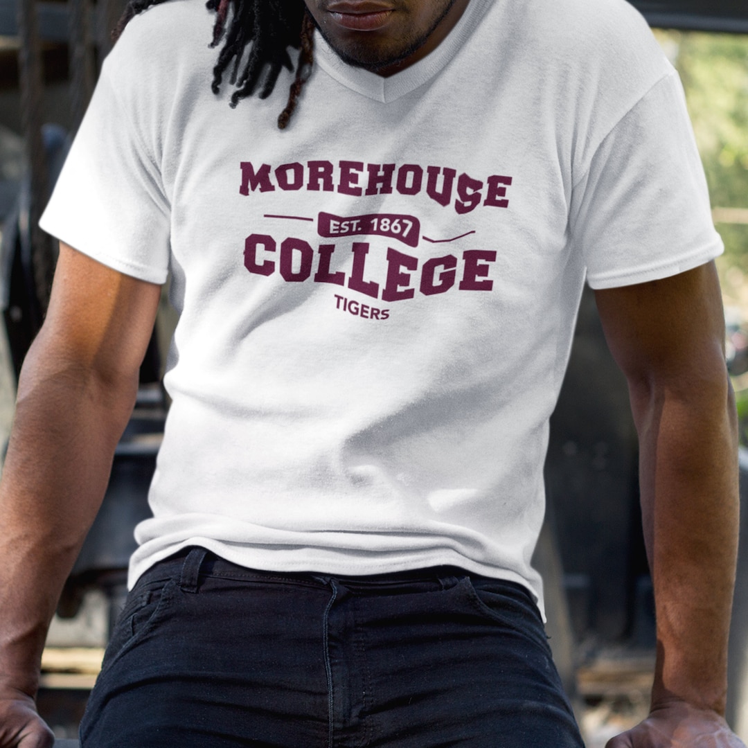 Morehouse v-neck Tigers HBCU Atlanta, Vintage Morehouse Apparel ...