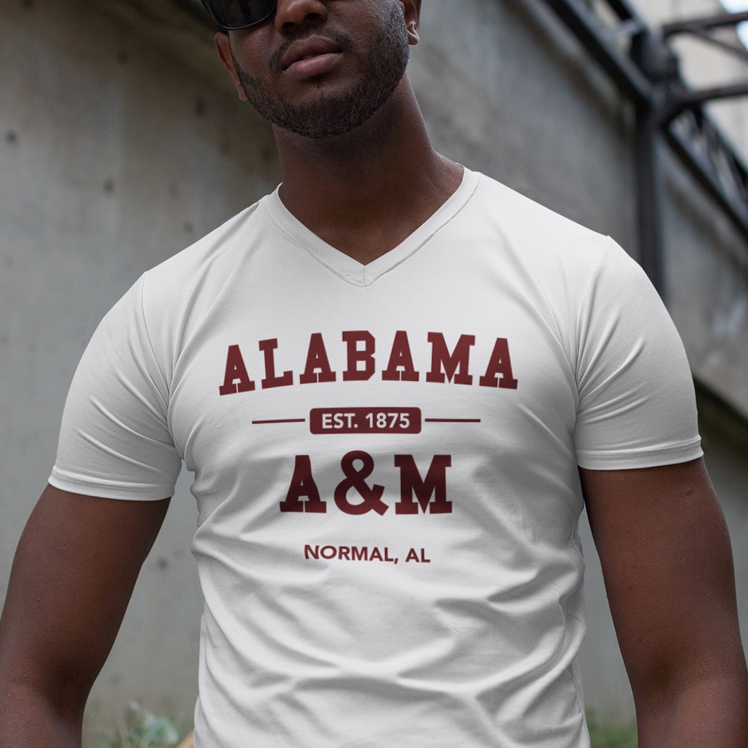 Alabama A&M II (v-neck) - Alabama A and M Apparel, Alabama AAMU ...