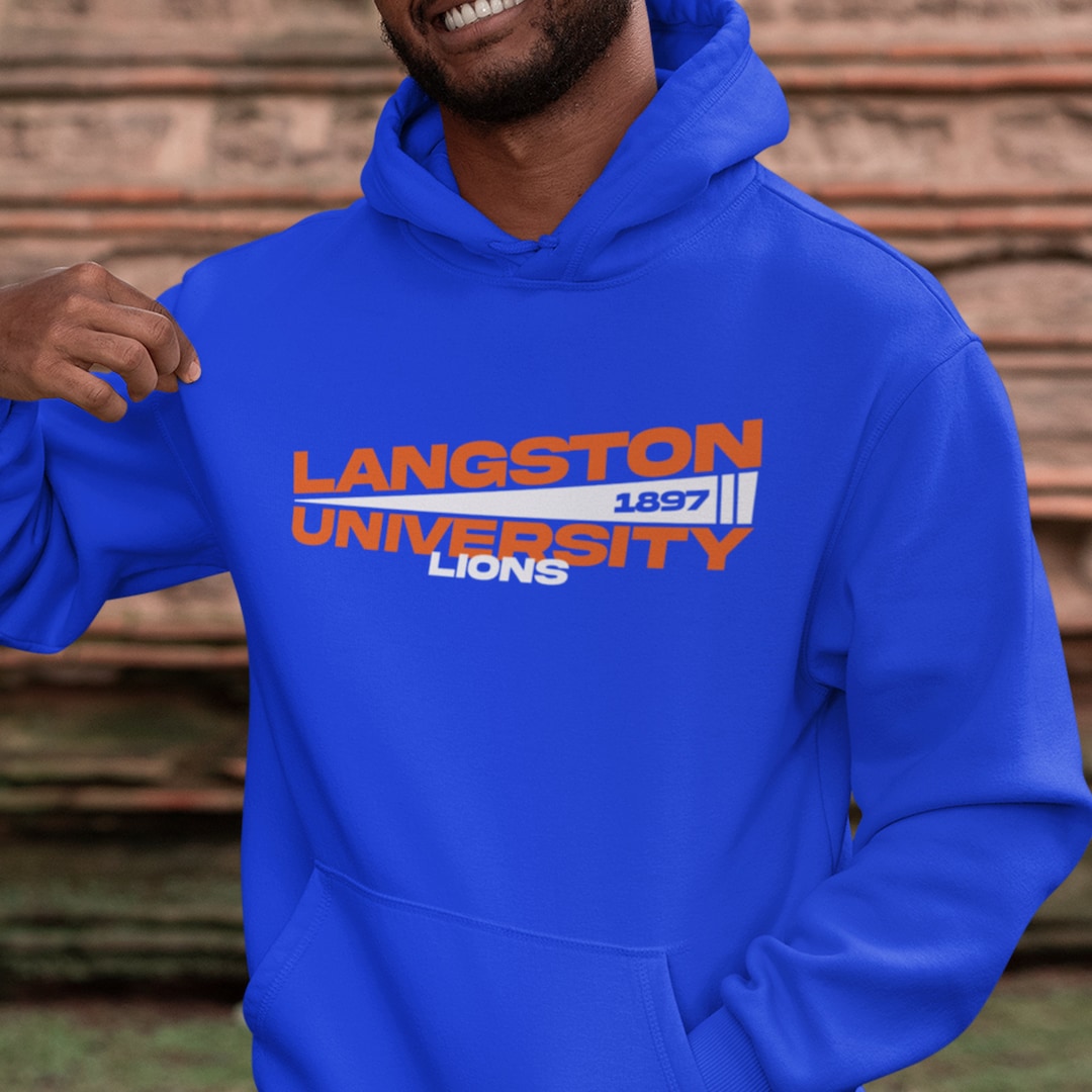 Langston Univ Flag Ed - Langston Lions, Vintage College Apparel ...