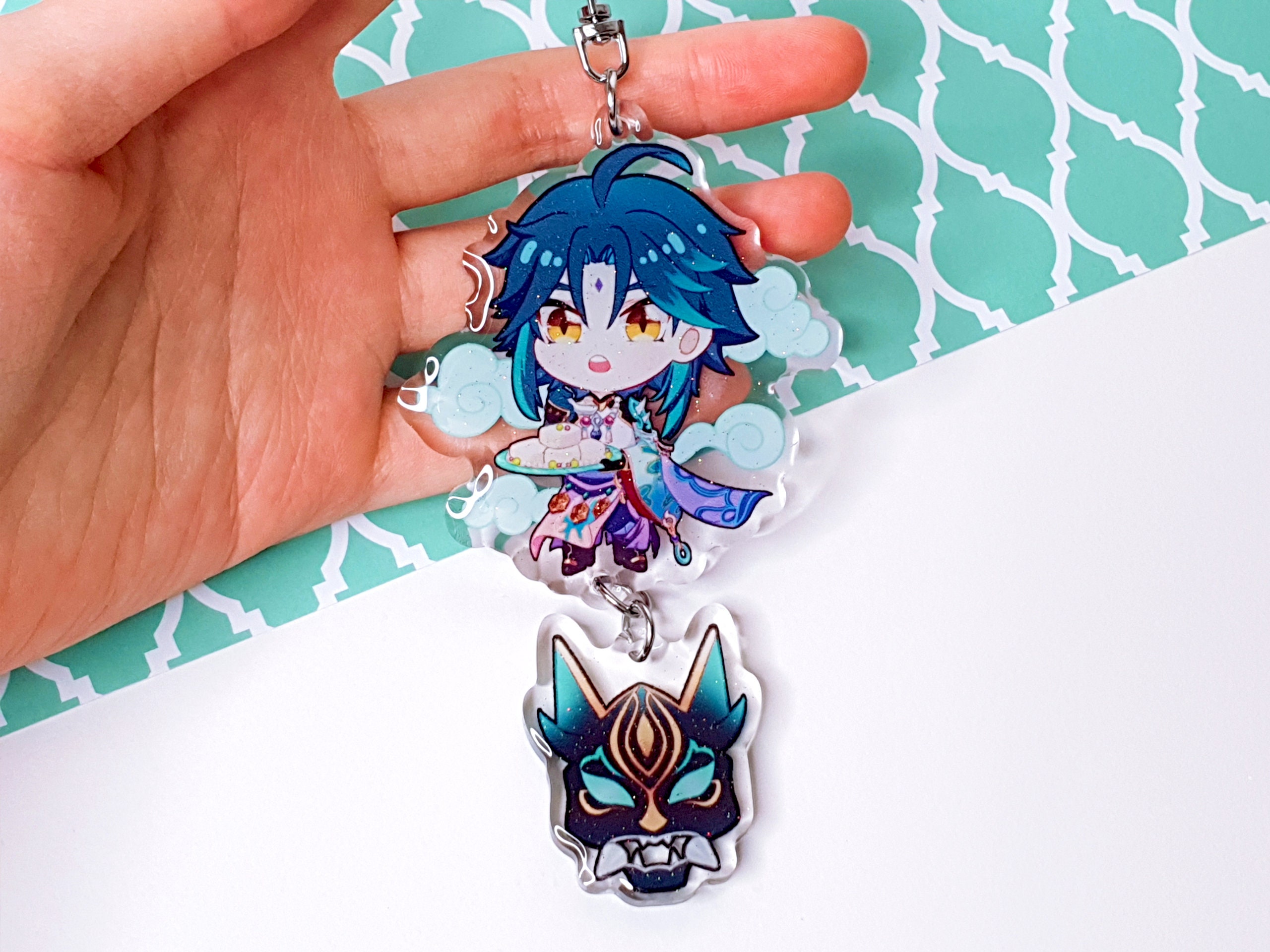 Xiao Keychain Genshin Impact - Etsy