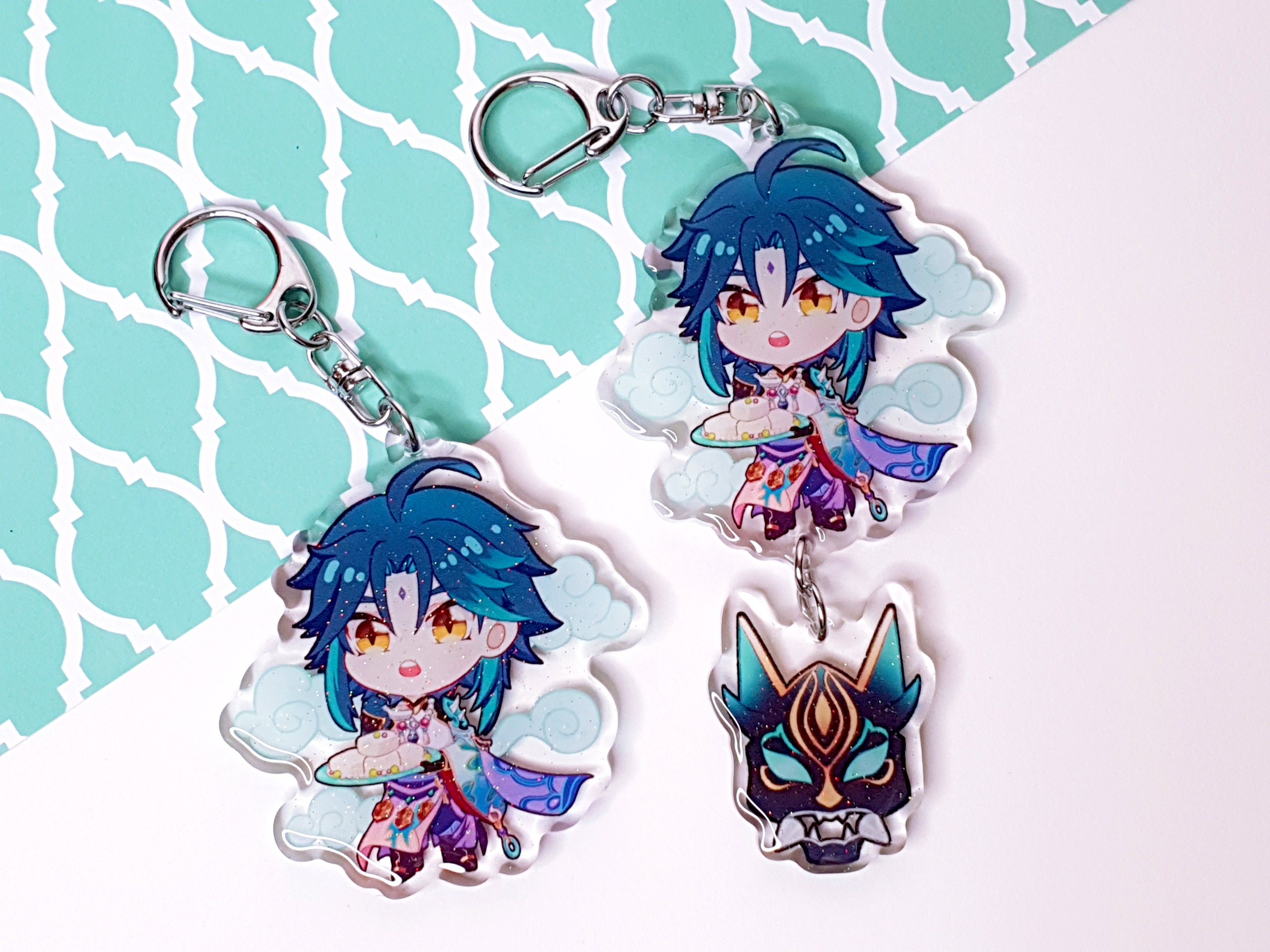 Xiao Keychain Genshin Impact - Etsy