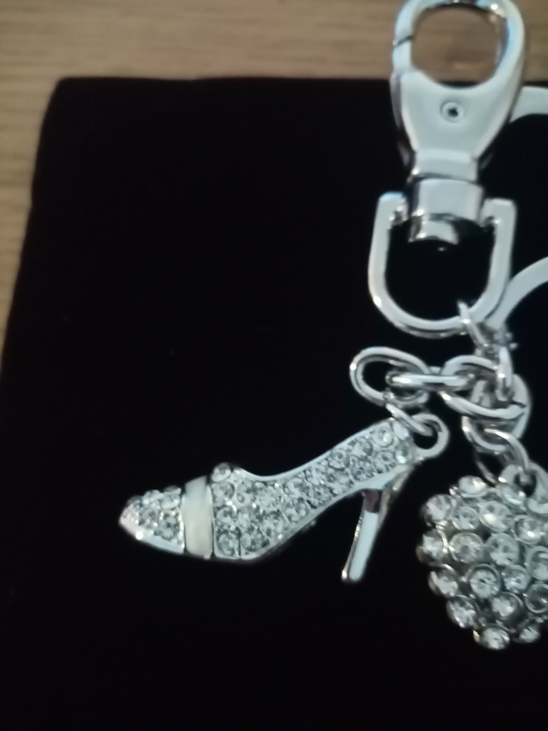 Foot Key Ring, High Hell Key Chain, Diamond Looking Key Ring, Womens ...