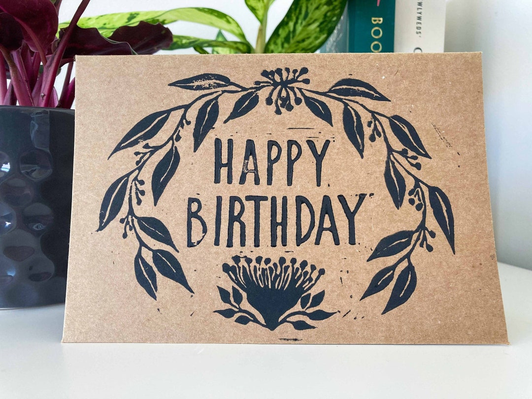 Gumtree Design Happy Birthday Cards - Etsy