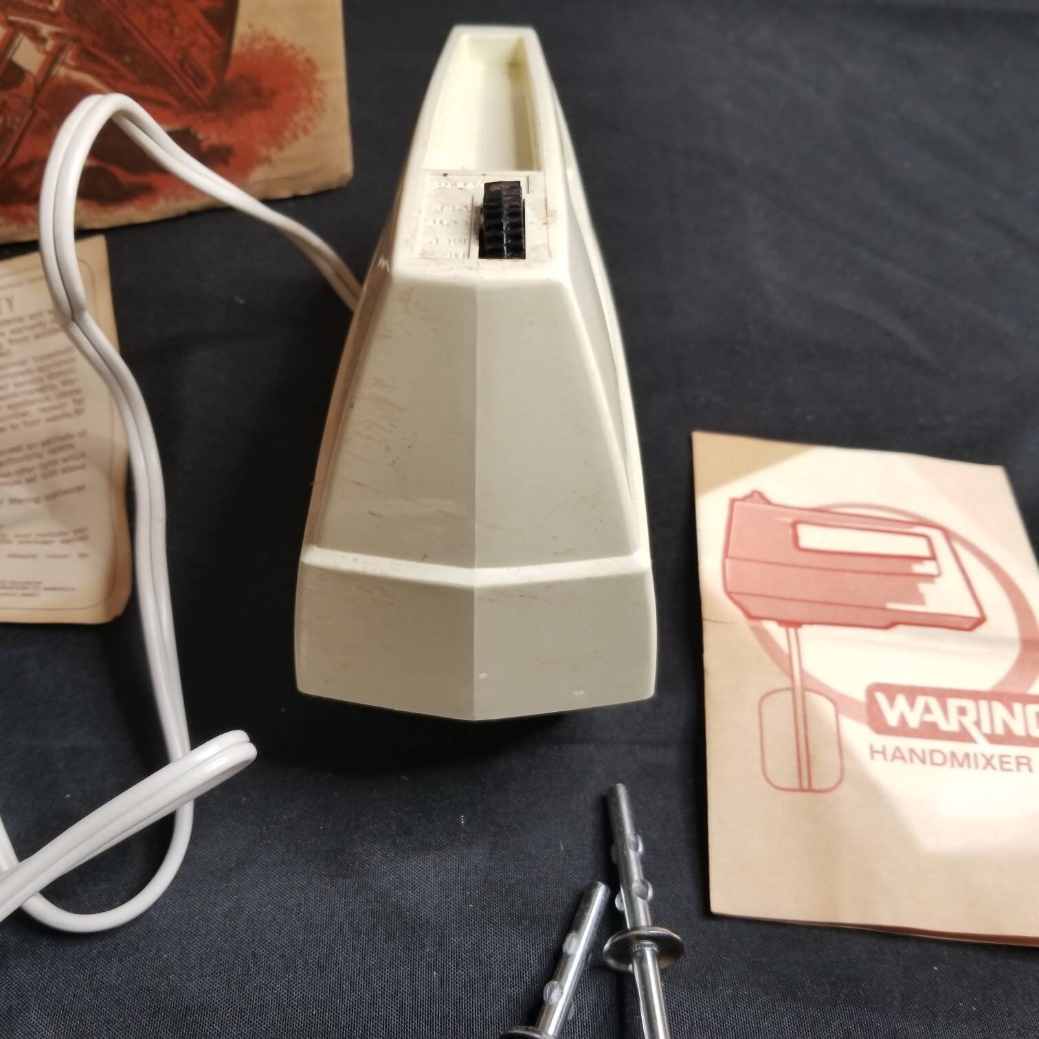 VTG Waring Hand Mixer Model HM1101 White - Etsy
