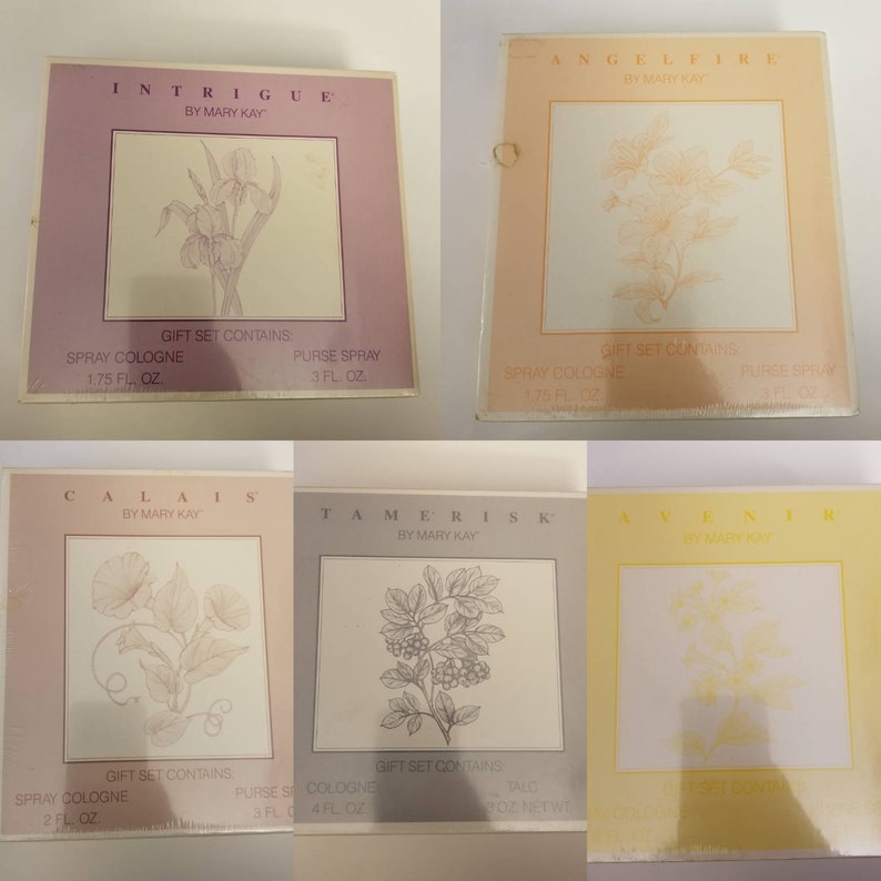 Vintage. Discontinued. Mary Kay Pefume/cologne Gift Sets. New. Sealed ...