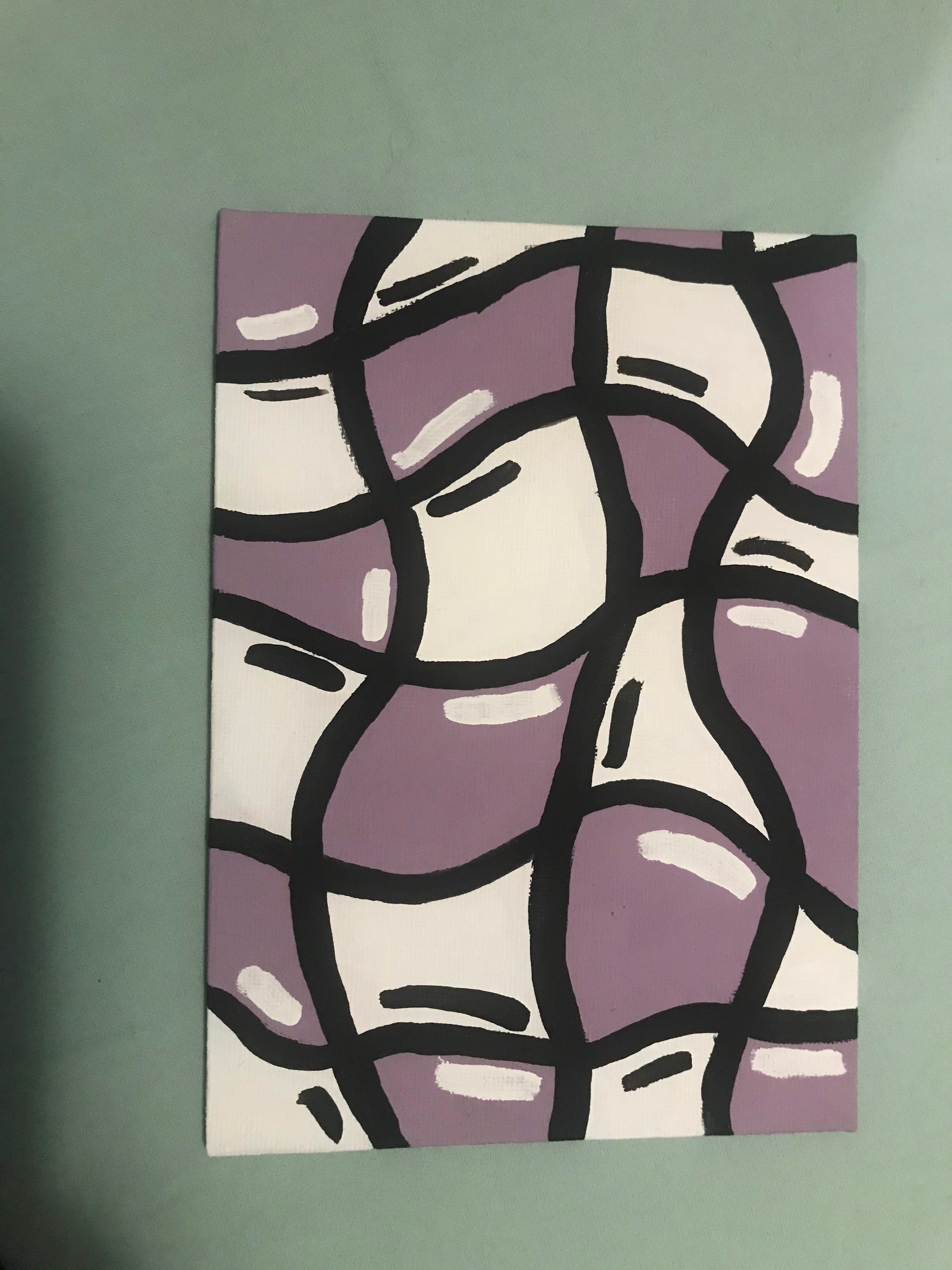 Trippy Checker Painting - Etsy