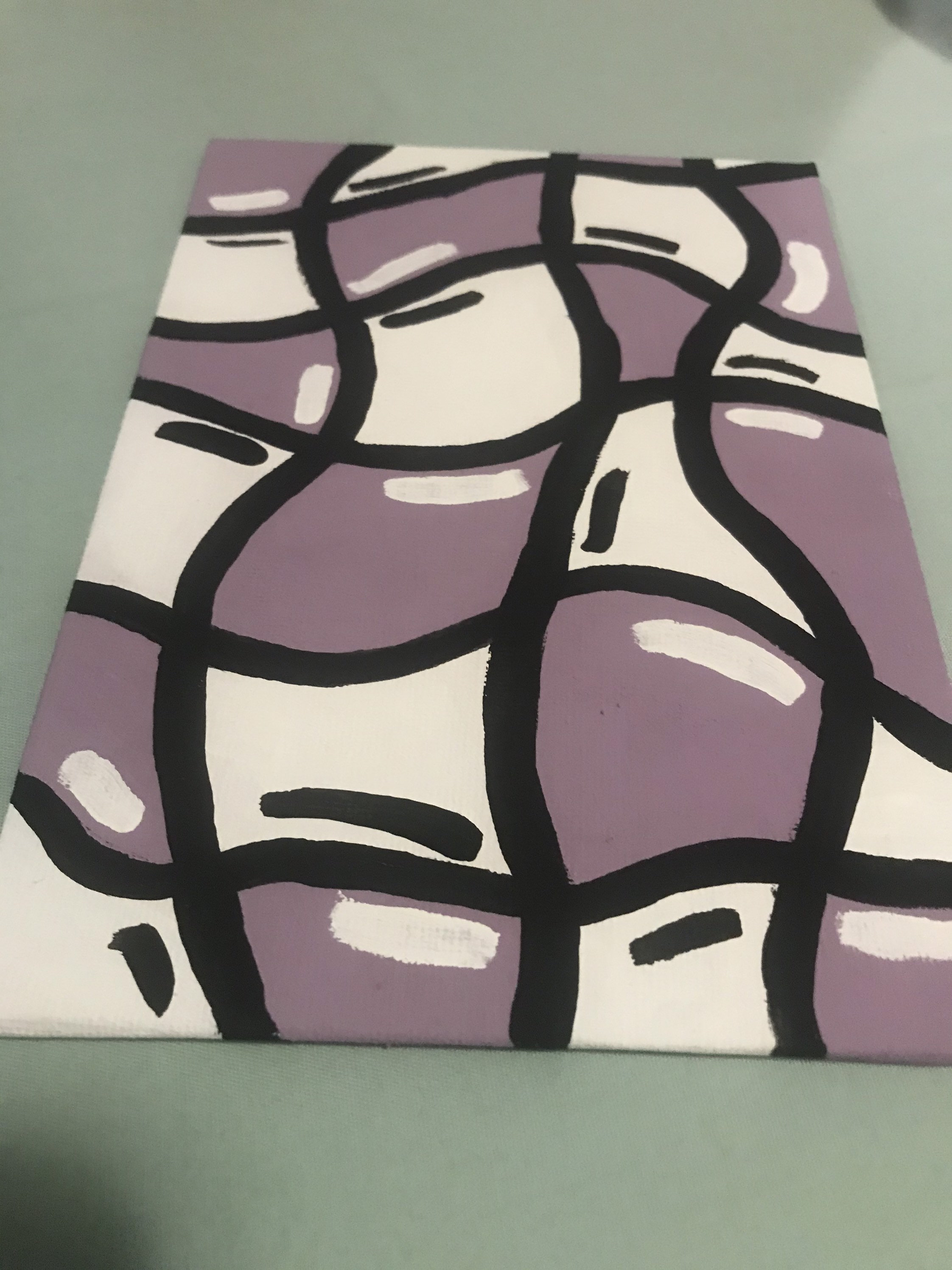 Trippy Checker Painting - Etsy