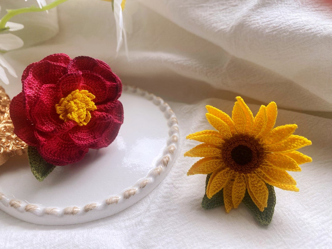 Microcrochet Car Airfreshener,floral Car Perfume,flower Ventclip,car ...