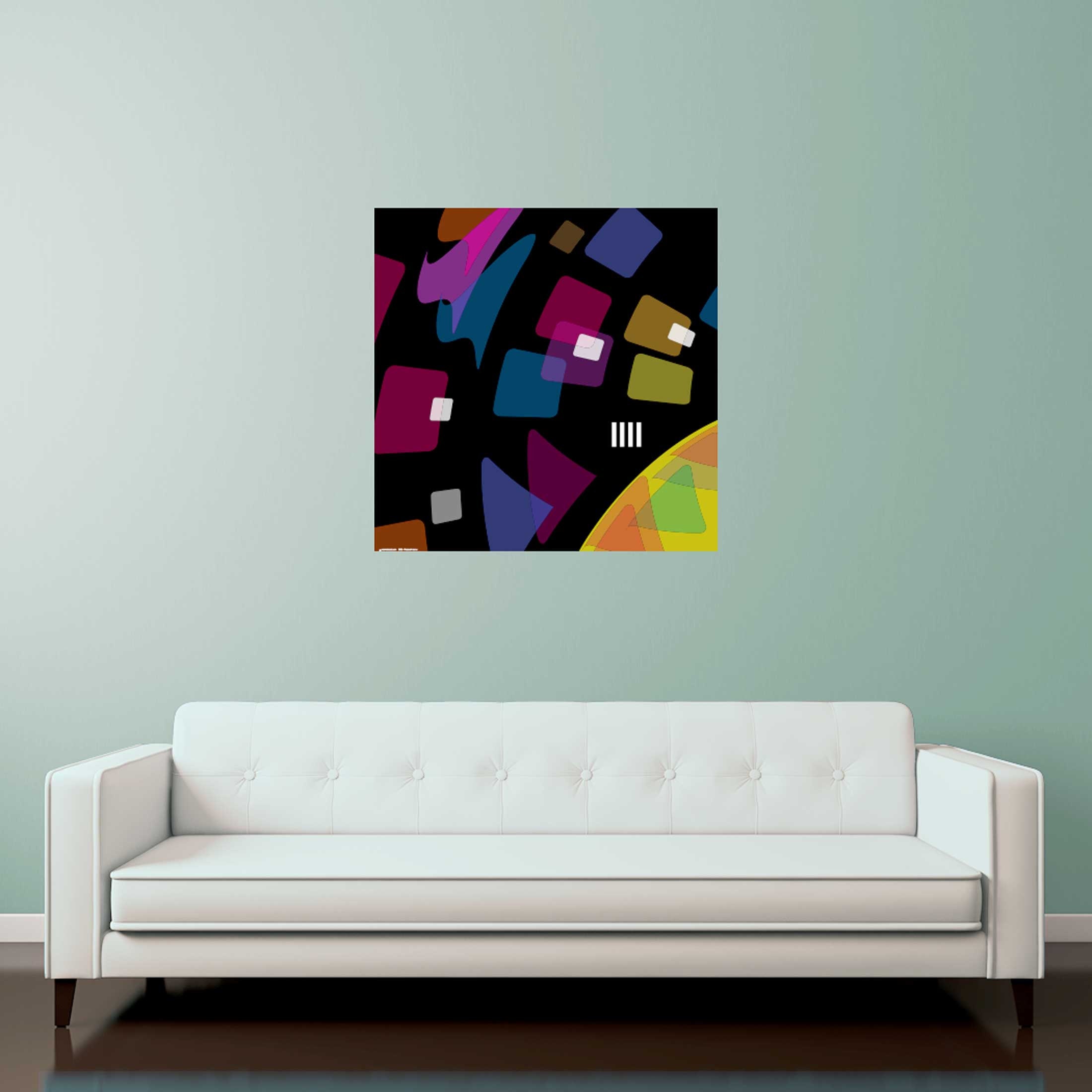 Futuristic Wall Art Poster Abstract Lighting Design Wall - Etsy