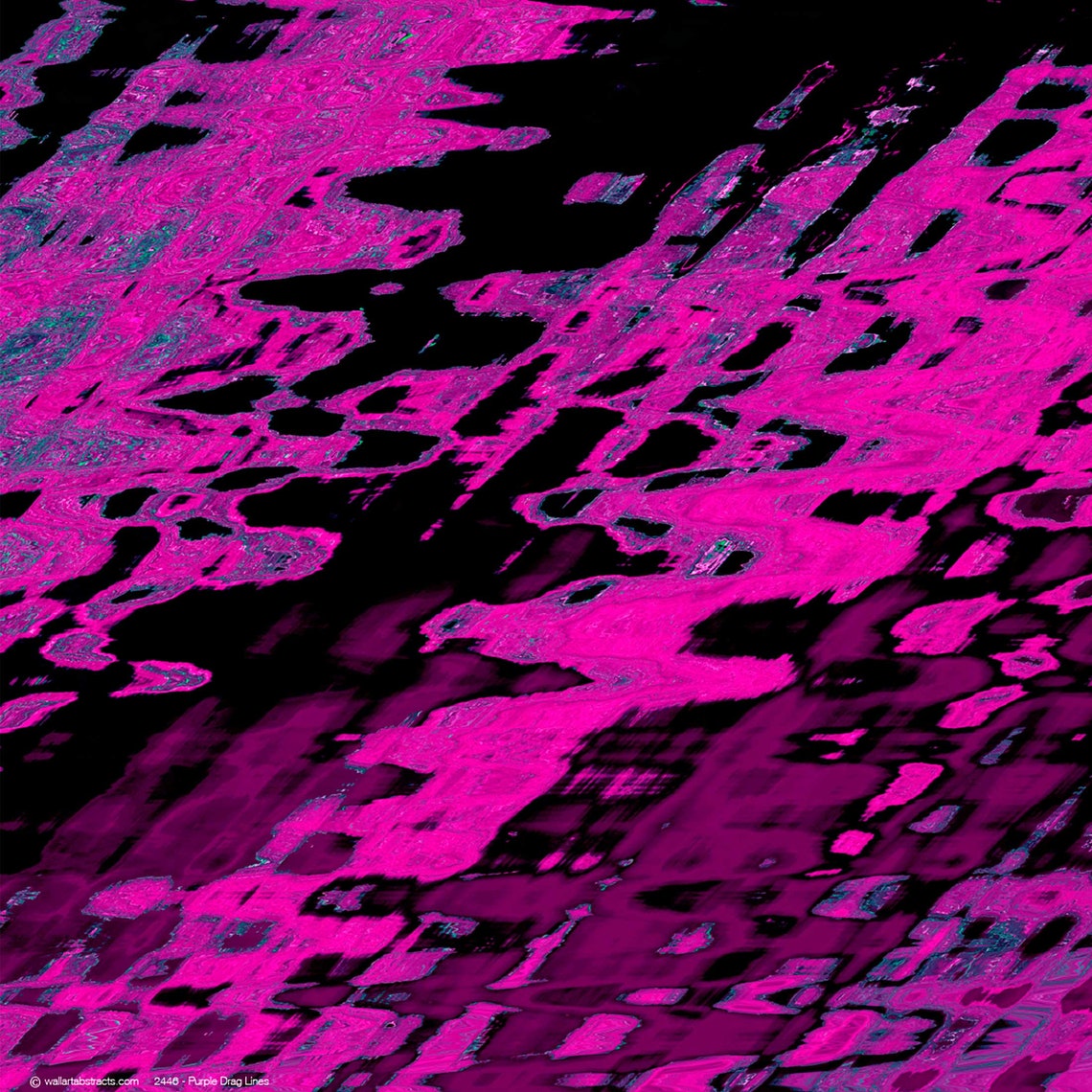 Red Dancing Flame Wall Art Poster, Abstract Zig Zag Design, Wall Decor ...