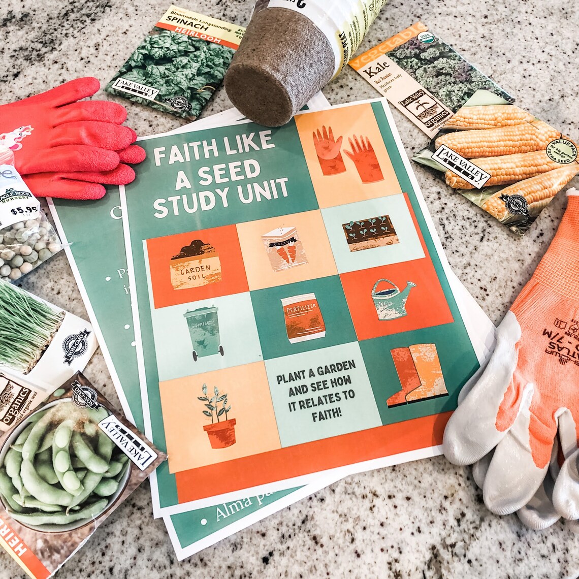 Faith & Gardening Study Unit - Etsy