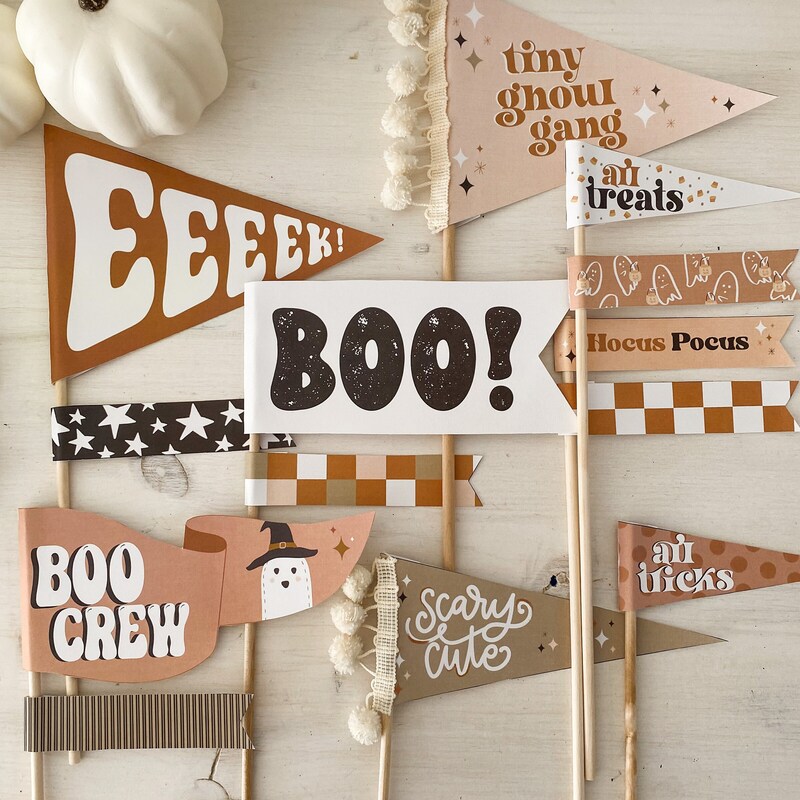 Halloween Pennants - Etsy