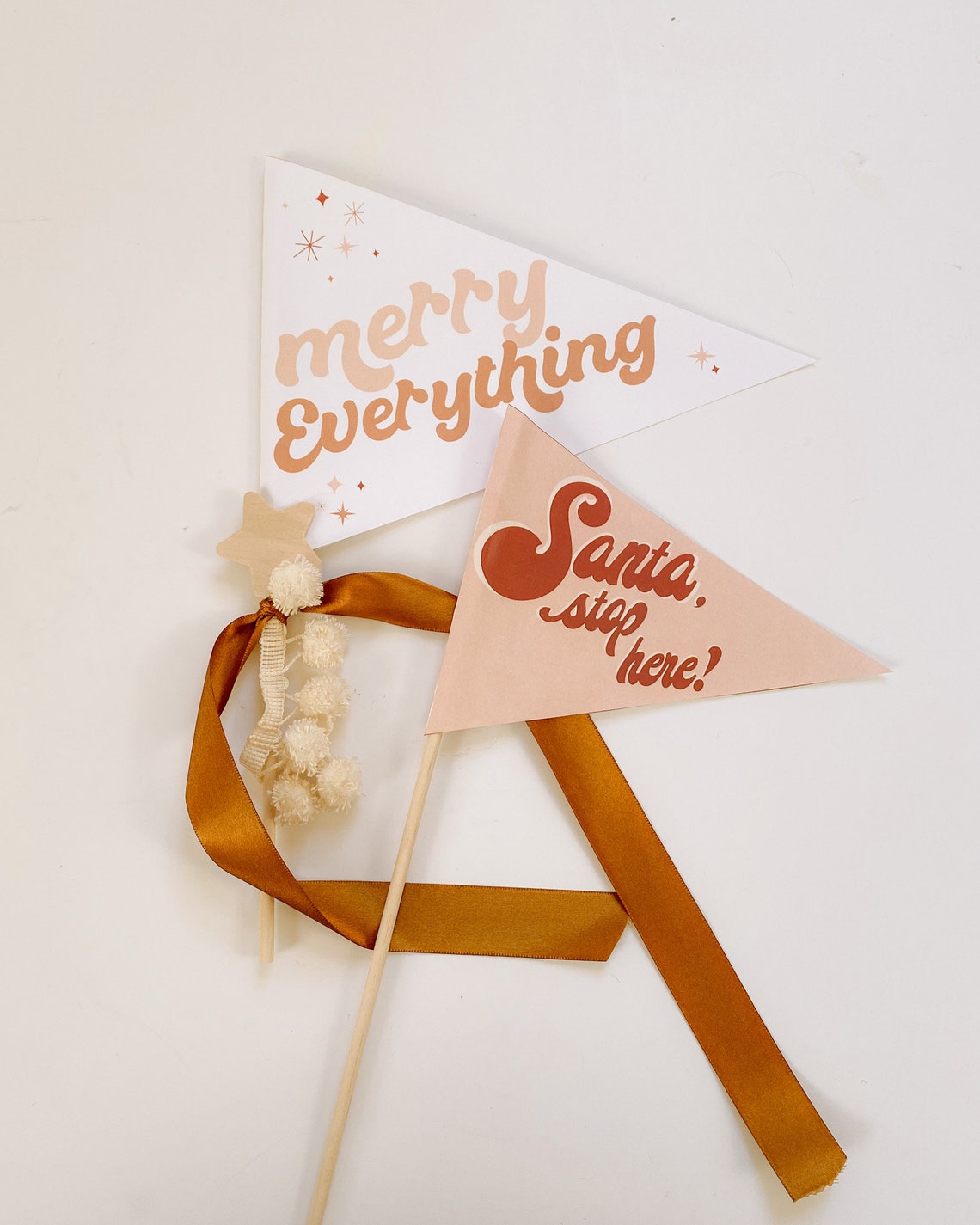 14 Christmas Printable Pennant Flags Bundle Kids Christmas | Etsy