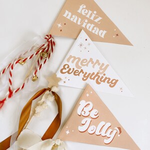 14 Christmas Printable Pennant Flags Bundle | Kids Christmas Printables ...