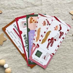 Christmas Tickets & Tags Bundle | Advent Family Activities | NOT A ...