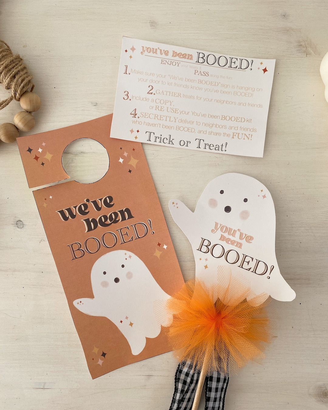 Cute Kids Halloween Boo Kit, You’ve Been Booed Kit, Boo Tags, Halloween ...