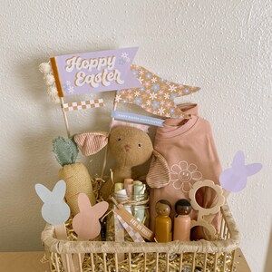 Easter Pennant Flags and Printables Bundle | 6 Downloadable Flags, 18 ...