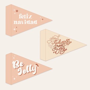 14 Christmas Printable Pennant Flags Bundle | Kids Christmas Printables ...