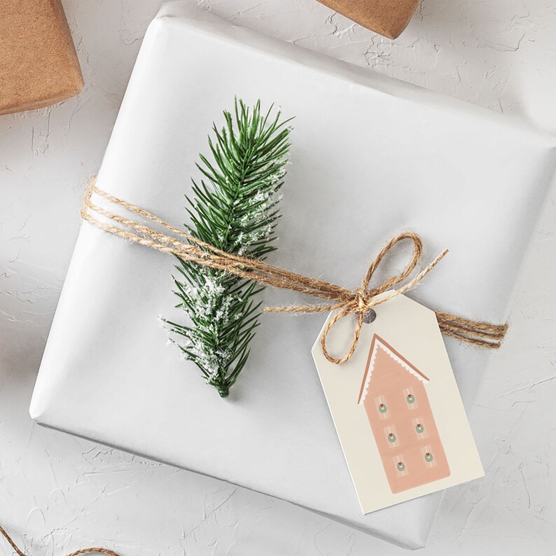 21 Printable Boho Christmas Gift Tags Christmas Gift Tags - Etsy